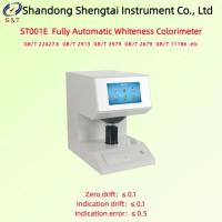 China Fully Automatic Whiteness Colorimeter Color Coordinate 0.0001 7-Inch LCD Digital Display ASTM E313 for sale