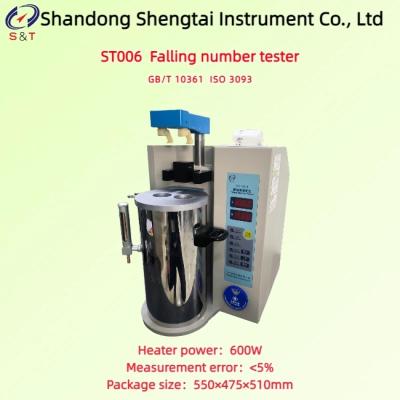 China ST006 Grain And Flour Falling Number Tester Heating Power 600W Hagbery-Perten Mode ISO 3093 for sale
