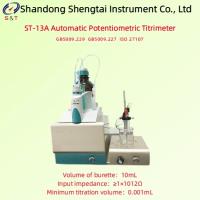 China Automatic Potentiometric Titrimeter Test ≥0.001 MgKOH/G Potential Measure ±2000.0 MV ISO 27107 for sale