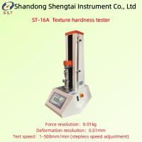 China Texture Hardness Tester Test Speed 1 - 500mm/Min Grain Feed Pellet Hardness LCD Display ST-16A for sale