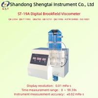 China Industrial Gelatin Digital Brookfield Viscometer Test 0 ～ 9.99 MPa.S RT ～ 70℃ ASTM D4985 for sale
