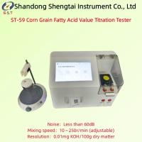 China Corn Grain Fatty Acid Value Titration Analyzer Measure 0-300mg KOH/100g Dry Matter ST-59 for sale
