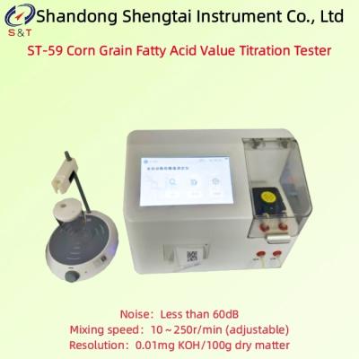 China Corn Grain Fatty Acid Value Titration Analyzer Measure 0-300mg KOH/100g Dry Matter ST-59 for sale