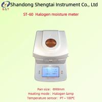 China Halogen Moisture Meter Moisture Range 0.00% ~ 100% Halogen Lamp Heating LCD Display ST-60 for sale