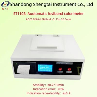 China Cooking Oil Lovibond Tintometer Neutral Gray 0.1～3.9 Lovibond Unit Large-Screen LCD Display AOCS CC 13E-92 for sale