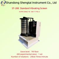 China 7th Floor Standard Vibrating Screen Sieve Diameter φ200 Mm Speed 1400r/Min ASTM D2862-92 for sale