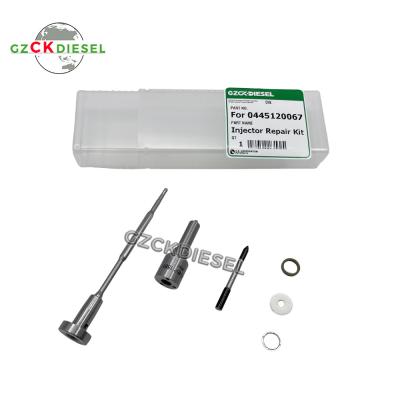 China Injector Repair Kit Nozzle DLLA146P1581 Valve F00RJ01479 for 0445120067 0 445 120 067 Injector for sale