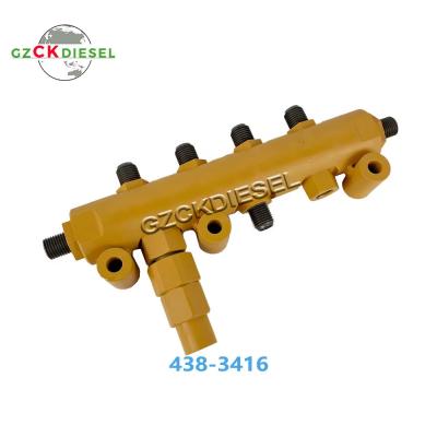 China Common Rail Fuel Tube 438-3416 4383416 For  E320D E323D Excavator C6.4 C6.6 Engine for sale
