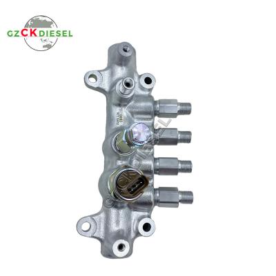 China 4HK1 Common Rail Assembly 095440-0350 8-97306063-4 8973060634 for Hitachi Excavator ZX200-3 ZX210-3 for sale