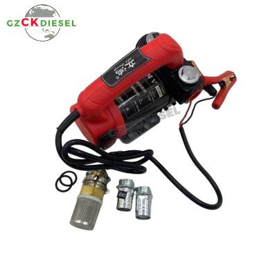 China Electric Oil Pump Suit 24v Steel Wire Pipe diesel Pump DC Fuel Transfer Pump for sale