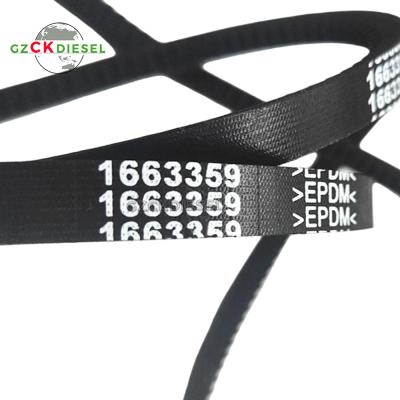 China V Belt 1663359 166-3359 for 12H 140H 160H 140H ES Motor Grader for sale