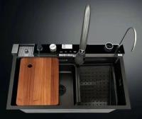 China Rainwate Kitchen Workstation Sinks SS 33x22 Drop In Sink for sale