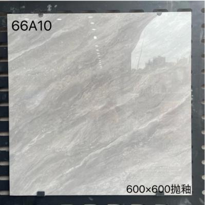 China 600x600mm Glossy Finish Acid-Resistant Porcelain Tile for Interior Walls for sale