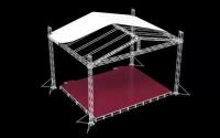 China Adjustable Mobile Outdoor Tent Canopy Large Heavy Duty Marquee For Dj Concert Stage for sale