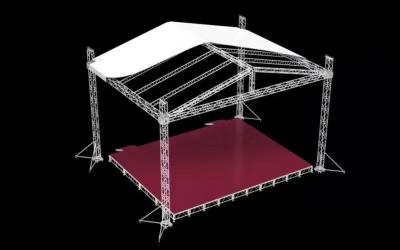 China Adjustable Mobile Outdoor Tent Canopy Large Heavy Duty Marquee For Dj Concert Stage for sale