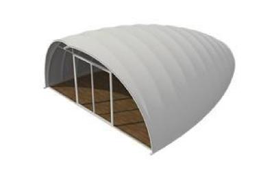 China PVC Shell Shape Outdoor Waterproof Tent For Party Glamping Camping 5x8m for sale