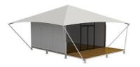 China PVDF Waterproof Membrane Structured Tent For Hotel Tent And Family Resort for sale