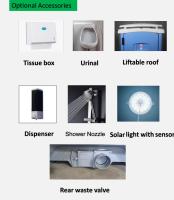 China Wholesale Outdoor HDPE Prefab Plastic Portable Toilet Cabin Modern Chemical Toilet UV-proof Public Toilet Cabin Modern Mobile WC Mobile Toilet for Outdoor Events for sale