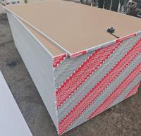 China Common Project Paper-faced Plaster Gypsum Board Ceiling Soundproof Moisture-proof Fireproof Partition Wall Waterproof Gypsum Board/Firber Cement Board/Drywall Partition for sale