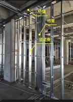 China Best Quality Drywall Partition With The Accessories. Fuber Tape/ Drywall Screw/ Expansion Bolt/ Clip With Metal Corner Tape Are Available Easy to Install for sale