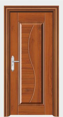 China Solid Timber Membrane Plywood Door For Bedroom Moisture Proof for sale