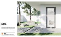 China ODM Glass Aluminium Commercial Doors Swing Windows For Bathroom for sale