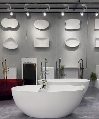 China Hotel Bathroom Premium Polished Acrylic Freestanding Tub Whirlpool Bath for sale