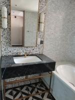 China Marble Stainless Steel Bathroom Sanitary Ware Nano Coating Mosaic Washbasin for sale