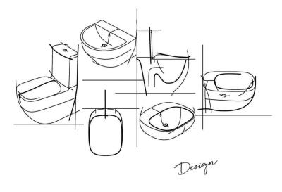 China Bathroom Suite Siphonic Toilet Bowl Water Closet European Type One Piece OEM for sale