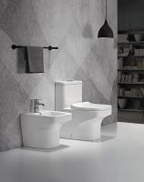 China Hotel S Trap Flush One Piece Water Closet Closestool Toilet Washroom Bowl Flushing for sale