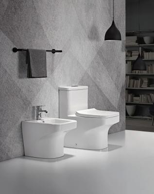 China Hotel S Trap Flush One Piece Water Closet Closestool Toilet Washroom Bowl Flushing for sale