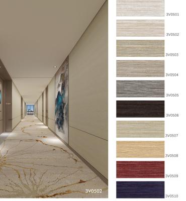 China Fireproof Waterproof Silk PVC Vinyl Wallpaper Low VOC Wallcovering for Hotel Household for sale