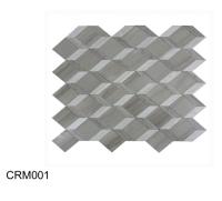 China ODM Art Decoration Textured Marble Tile Herringbone Splashback Tiles for sale