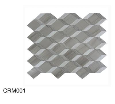 China ODM Art Decoration Textured Marble Tile Herringbone Splashback Tiles for sale