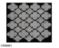 China Premium Waterjet Mosaic Textured Marble Tile For Floors Walls OEM for sale