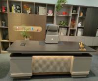 China Executive Ergonomic Table And Chair Desk Set For Office MFC MCF Plywood Material for sale