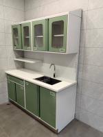 China Steel-Made Anti-Corrosion Hospital Treatment Room Furniture Includes Treatment Cabinets and Tables for sale