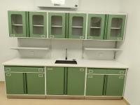 China Steel-Made Anti-Corrosion Hospital Treatment Room Furniture Includes Treatment Cabinets and Tables for sale