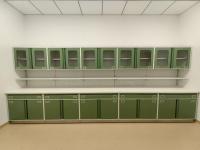 China Steel-Made Anti-Corrosion Hospital Treatment Room Furniture Includes Treatment Cabinets and Tables for sale