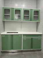 China Steel-Made Anti-Corrosion Hospital Treatment Room Furniture Includes Treatment Cabinets and Tables for sale