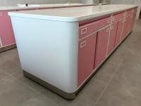 China Steel-Made Anti-Corrosion Hospital Treatment Room Furniture Includes Treatment Cabinets and Tables for sale
