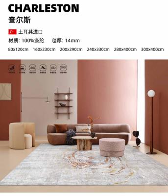 China Eco Friendly Loop Pile Textured Wall To Wall Carpet 100% PET Polyester Carpet 200x290 for sale