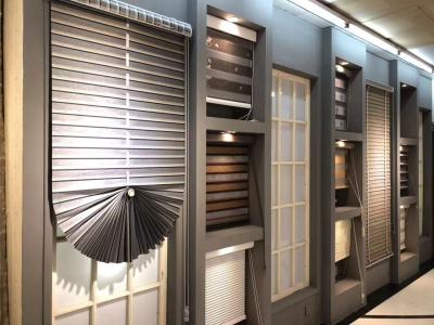 China Windproof Blackout Light Colored Blackout Curtains Motorised Window Shades Shutter 100% Polyester for sale
