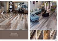China Waterproof Laminated Hdf Engineered Wood Flooring Grey 8mm for sale