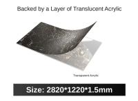 China Factory Whosale Hot Seller Fire Rated Resistant Cut-To-Size Ultra-Thin Translucent Stone Scenes Big Slab Artificial Translucent Stone Waterproof Durable Contemporary for sale