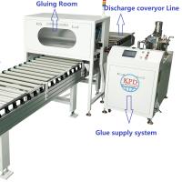 China Glue Spraying Machine for Sandwich Panel Lamination Efficiency for sale