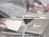 China Ab Glue Potting Machine for Fiberglass Sheet on Aluminum Honeycomb Core for sale