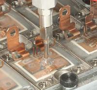 China Electronic Part Potting with CNC and LED Dispensing Machine 2K Resin Potting 260KG for sale