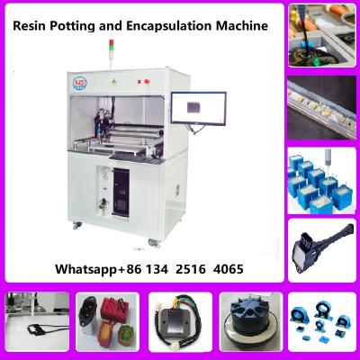 China Industrial glue dispenser 2-part glue dispensing system AB component PU Epoxies Silicones Potting Machine for sale