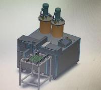 China Split-Core AC & DC Hall Effect Current Sensor ab glue dispenser epoxy potting machine 2 part resin mixing machine for sale